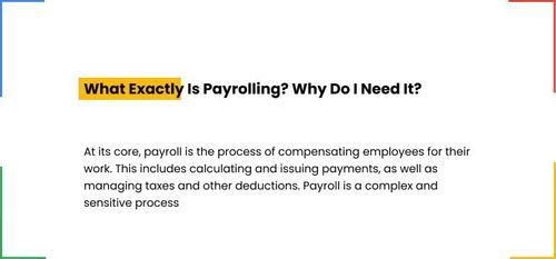 What exactly is payrolling?